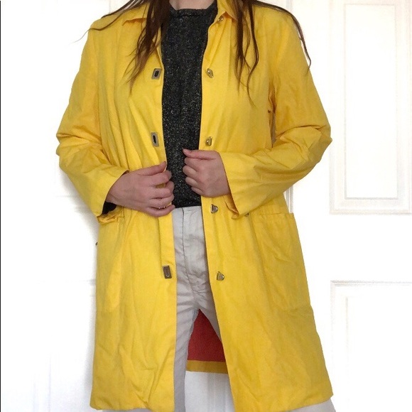 Ralph Lauren | Jackets & Coats | Ralph Lauren Bright Yellow Trench Coat ...